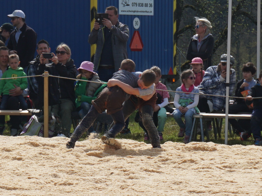 Jakob Schmid im Schlussgang - Thurgauer Kantonaler Schwingerverband